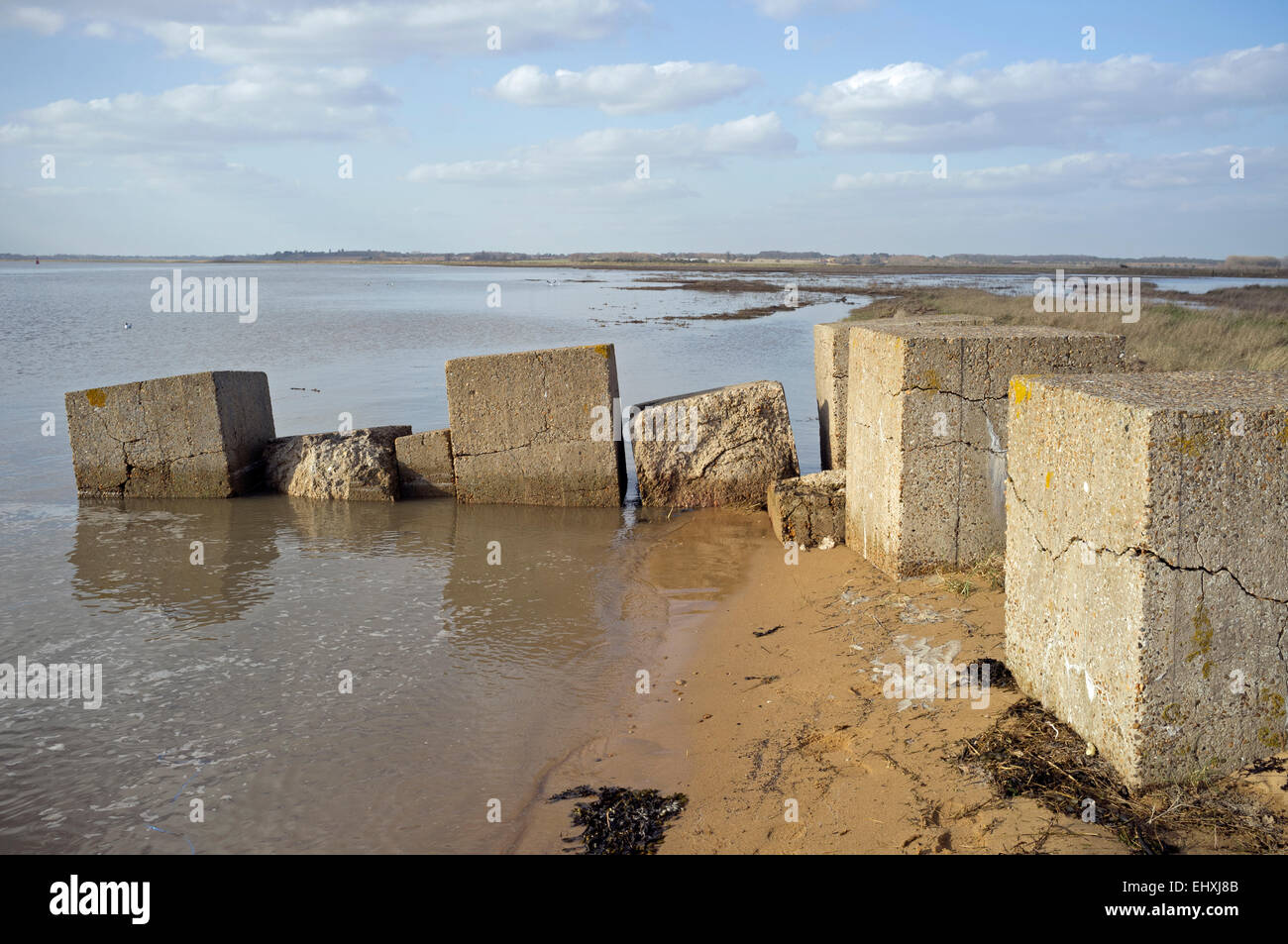 Ww2 Anti Invasion Concrete Blocks High Resolution Stock Photography and ...