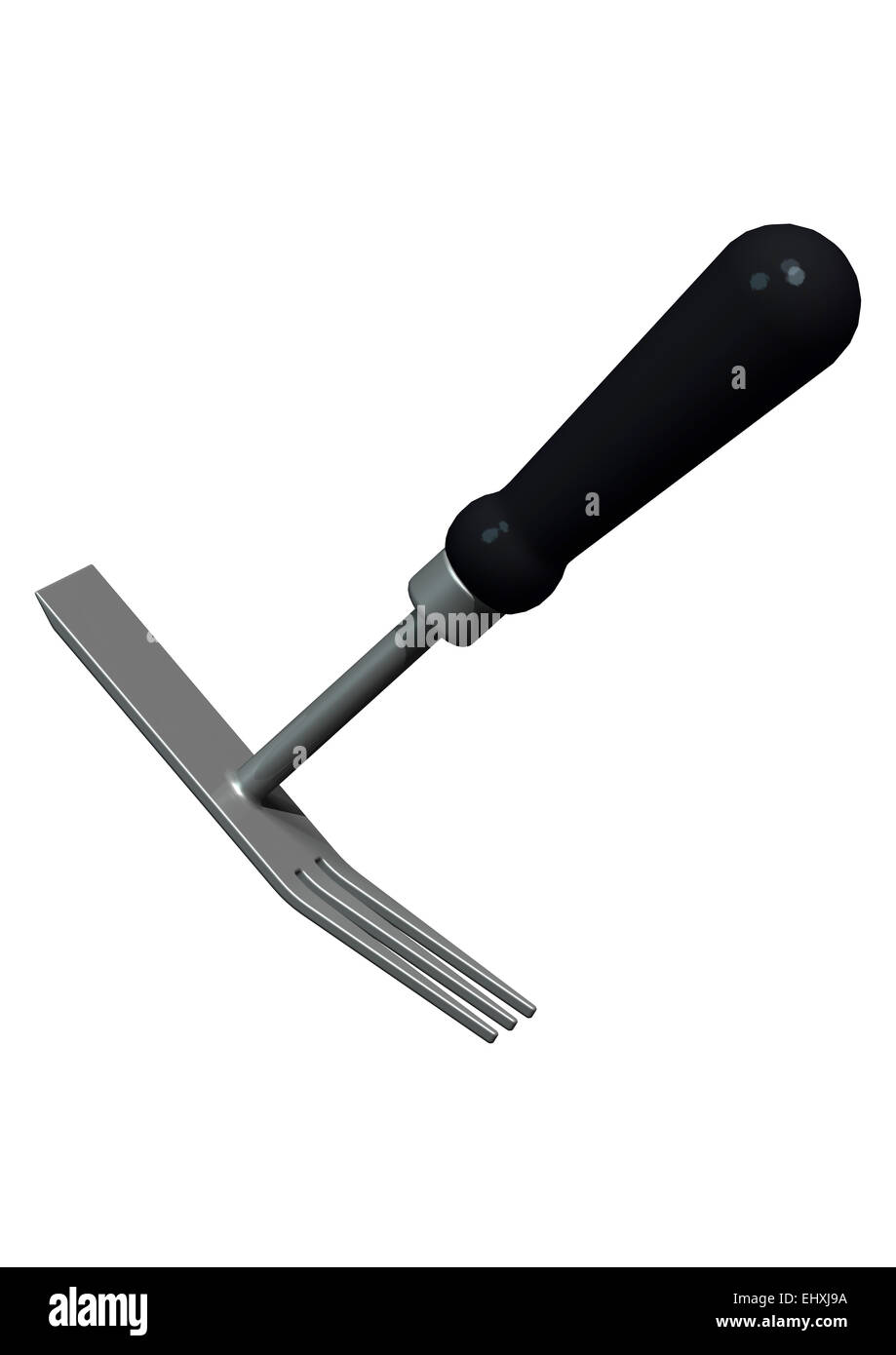 3D digital render of a small garden chopper isolated on white ...