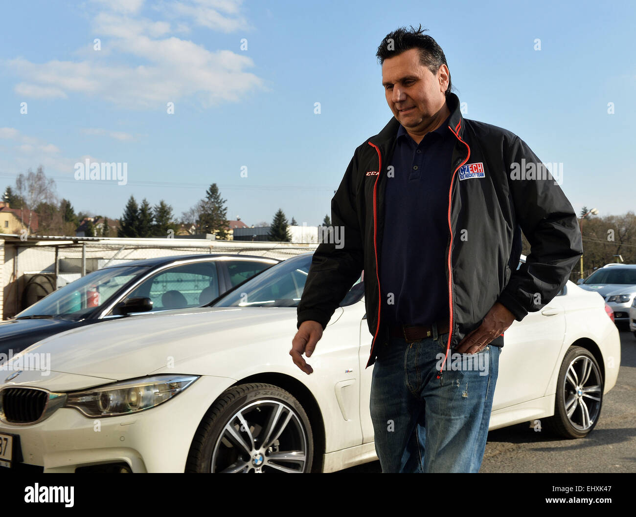 Couch Vladimir Ruzicka arrives to training camp for Czech national ice ...