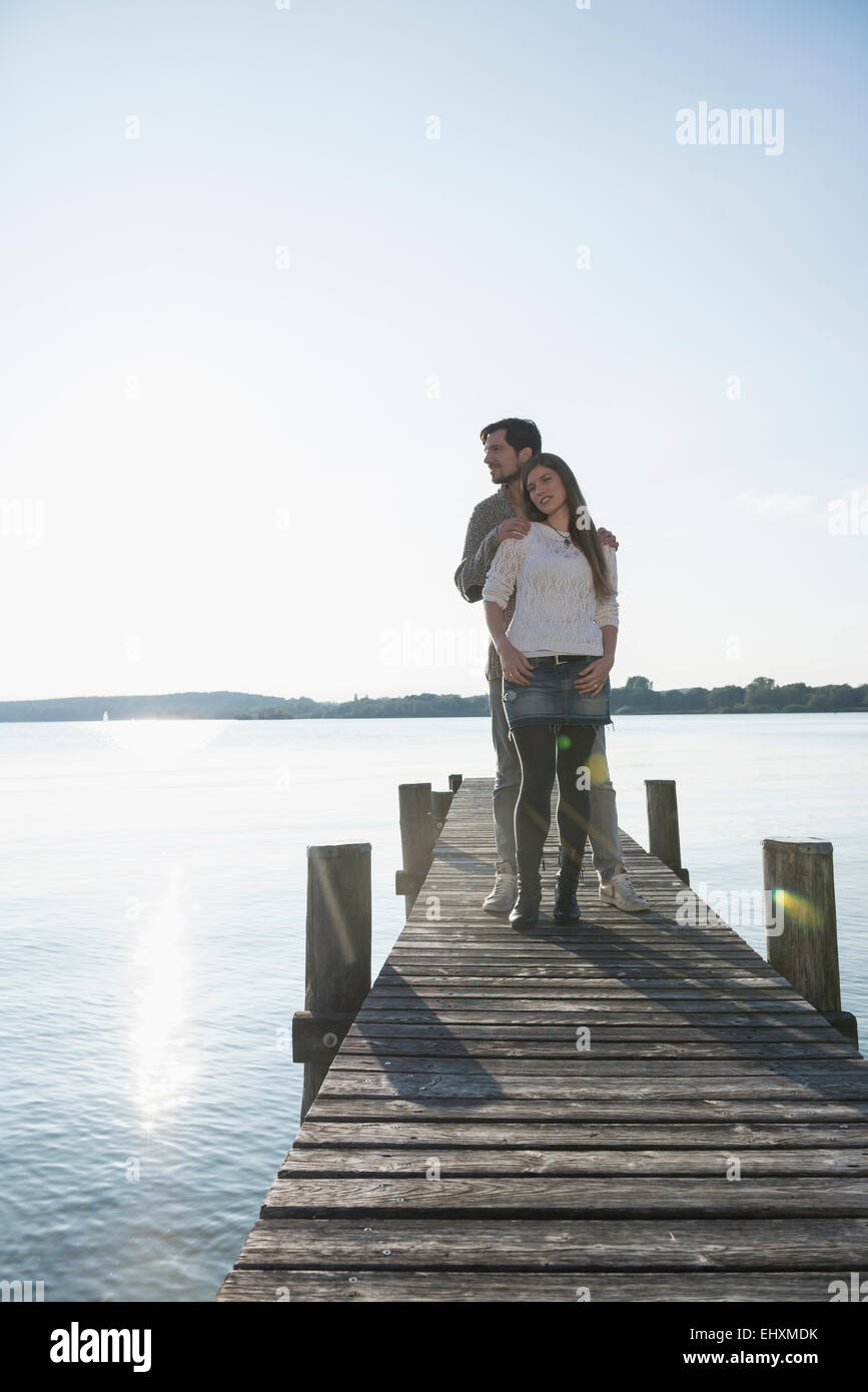 Beautiful sunset over long jetty hi-res stock photography and images ...