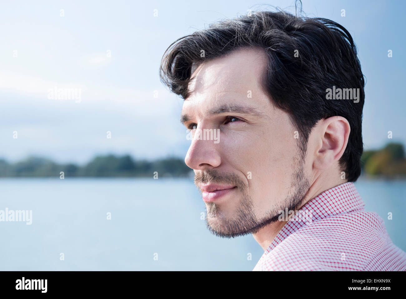 Handsome young man portrait close up Stock Photo - Alamy
