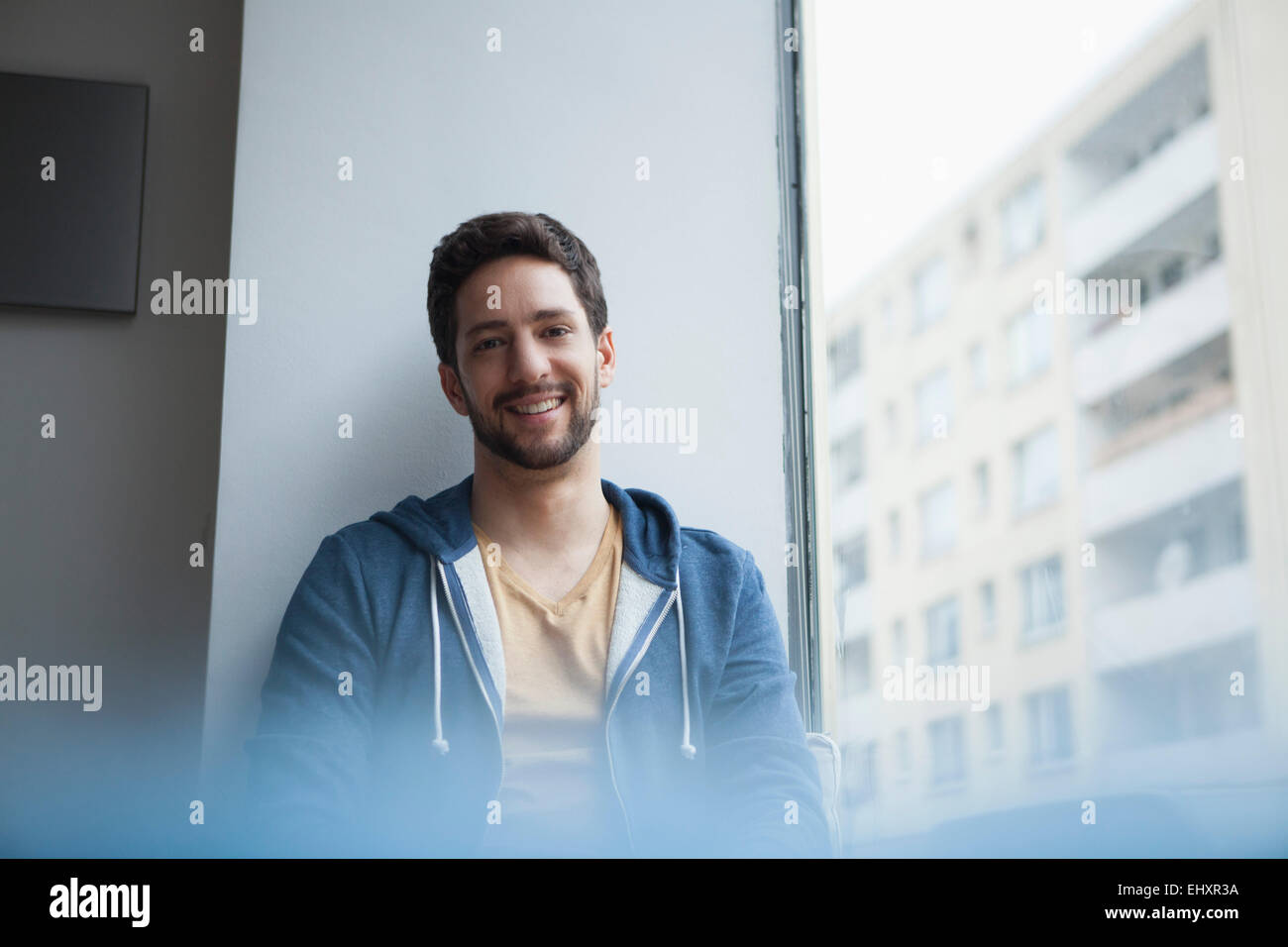 Portrait of smiling man Stock Photo - Alamy