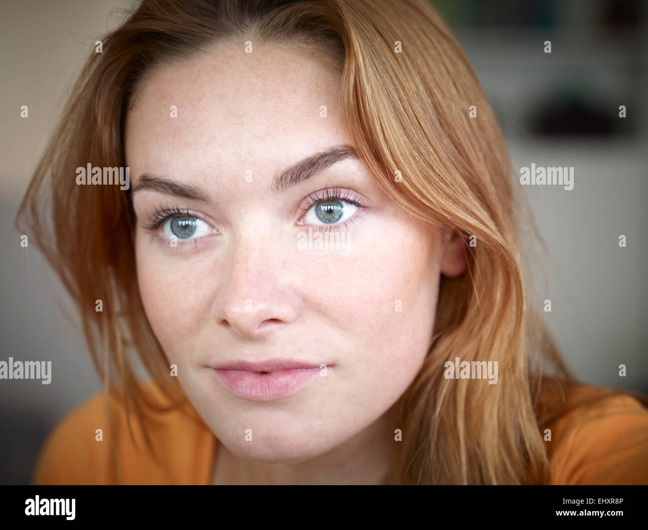 Young woman, close up Stock Photo - Alamy