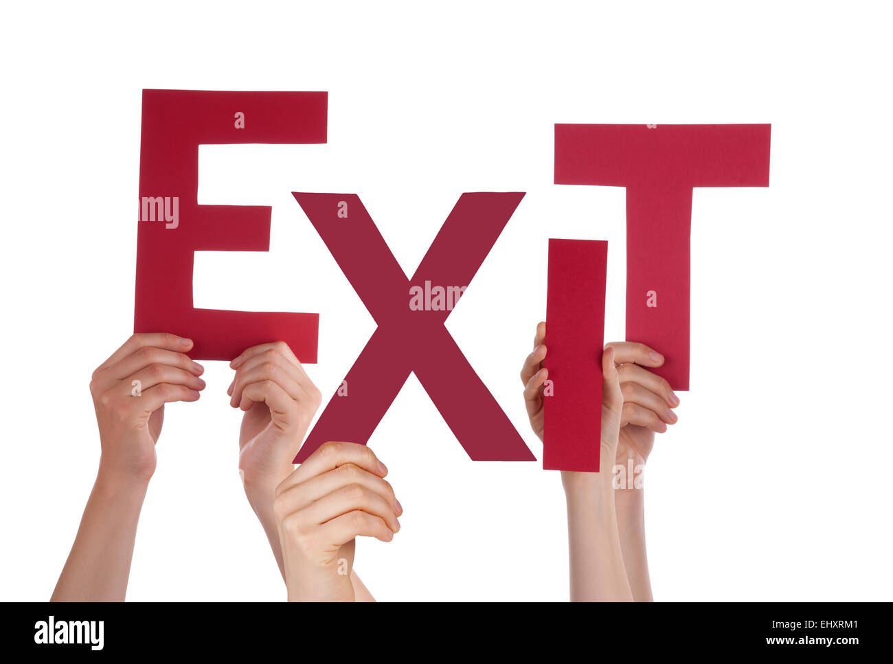 Exit to where Cut Out Stock Images & Pictures - Alamy