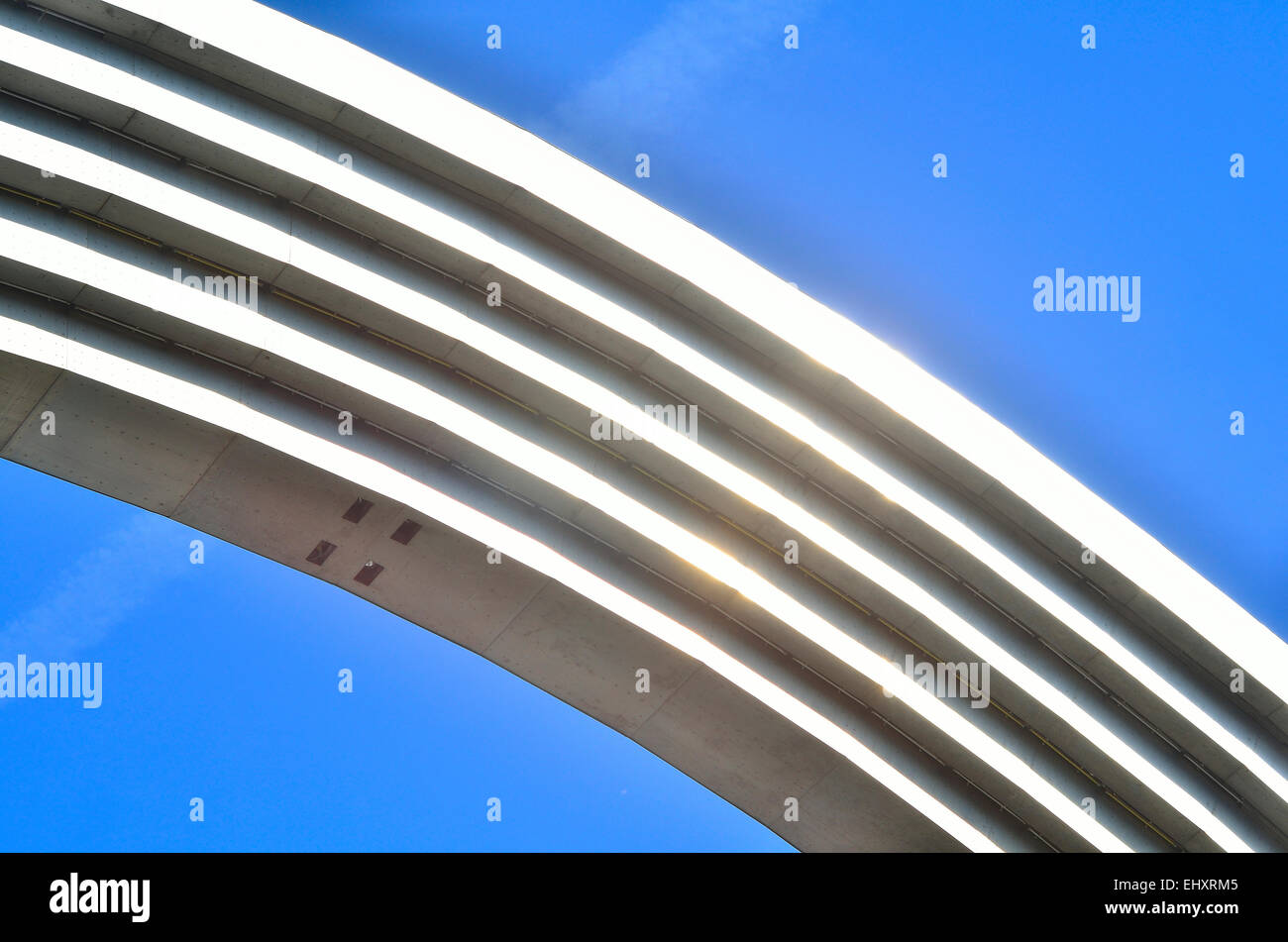 A metal arch on the sky background Stock Photo - Alamy