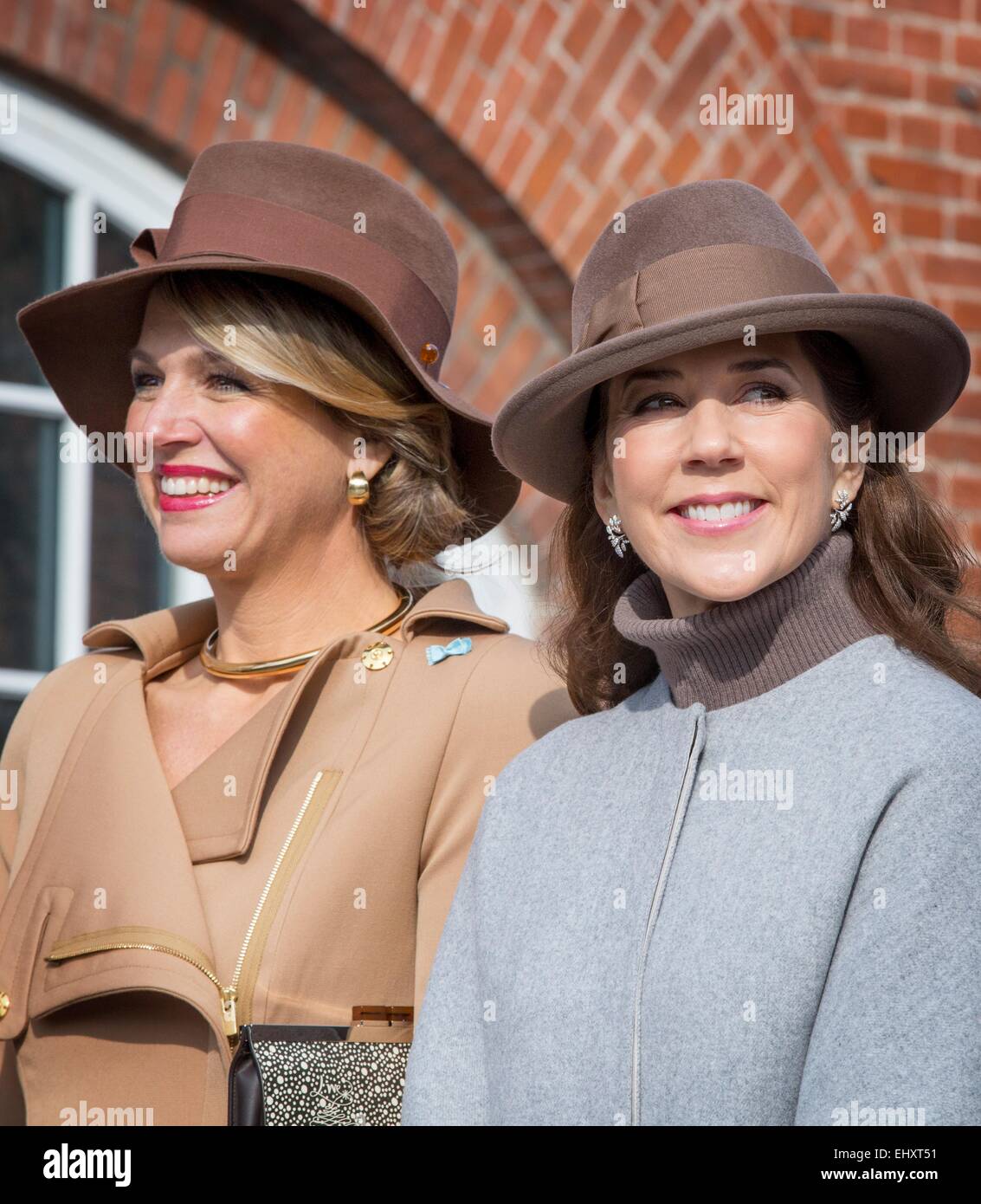 Samso Island, Denmark. 18th Mar, 2015. Queen Maxima (L) of The ...