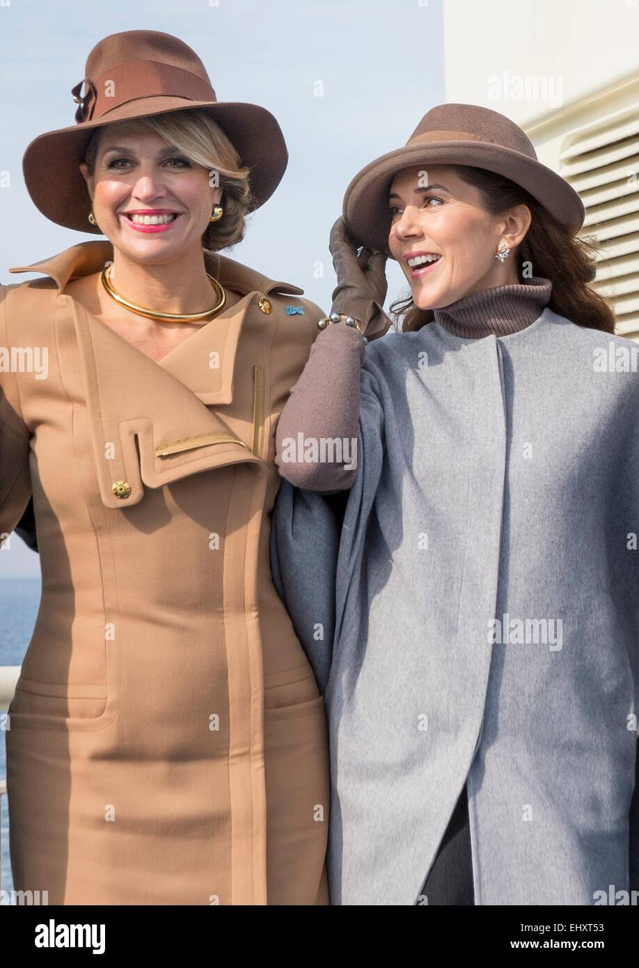 Samso Island, Denmark. 18th Mar, 2015. Queen Maxima (L) of The ...