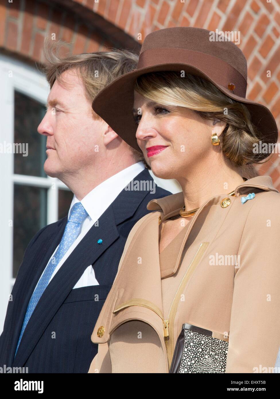 Samso Island, Denmark. 18th Mar, 2015. King Willem-Alexander and Queen ...