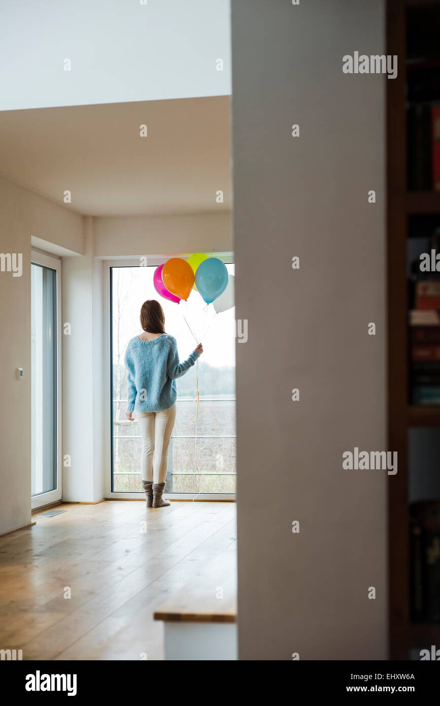 Balloon through window hi-res stock photography and images - Alamy