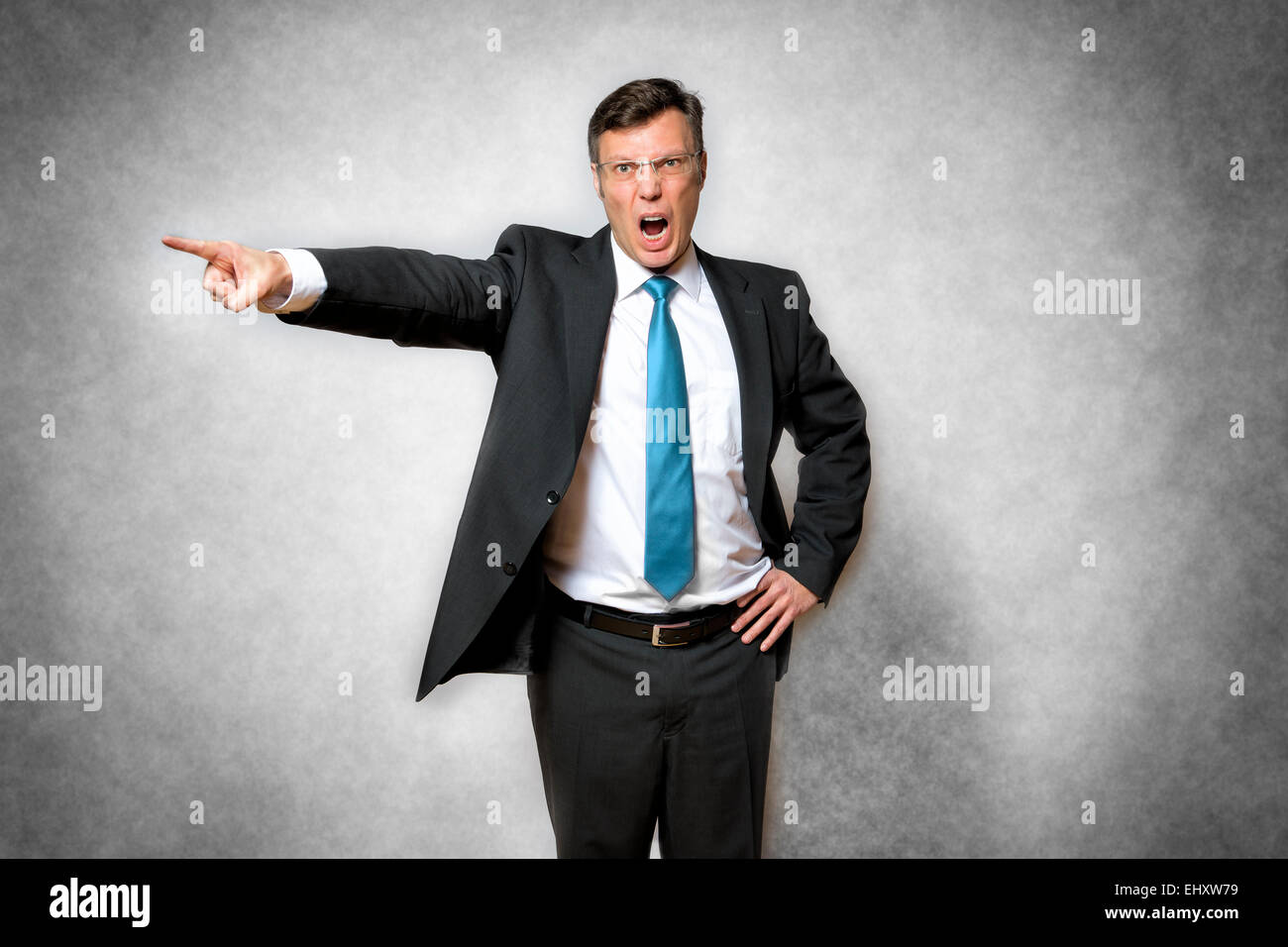 Angry person is suit hi-res stock photography and images - Alamy