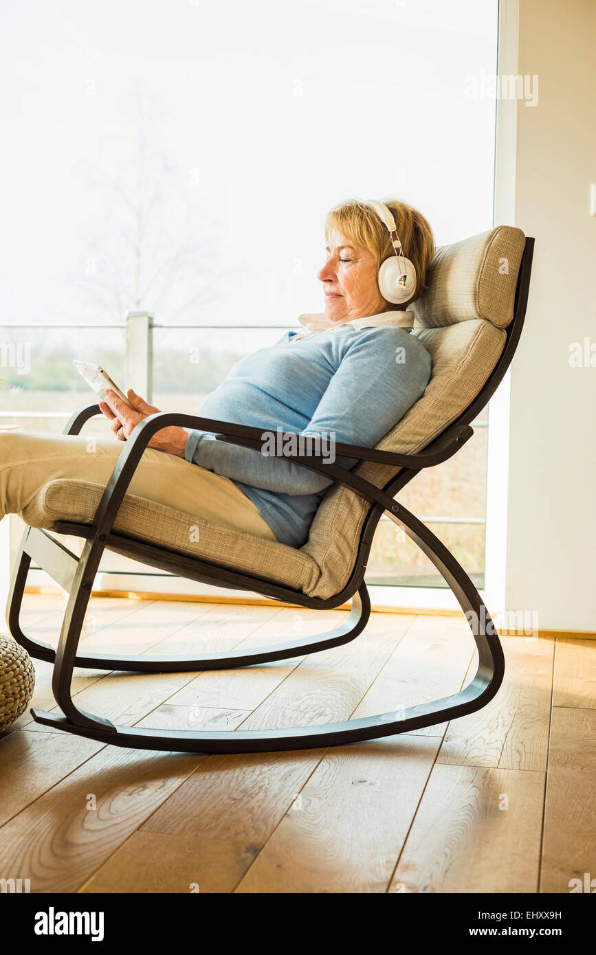 Old Woman Rocking Chair Stock Photos & Old Woman Rocking Chair Stock ...