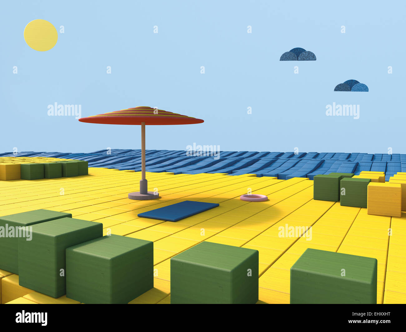 3d scene rendering hi-res stock photography and images - Alamy