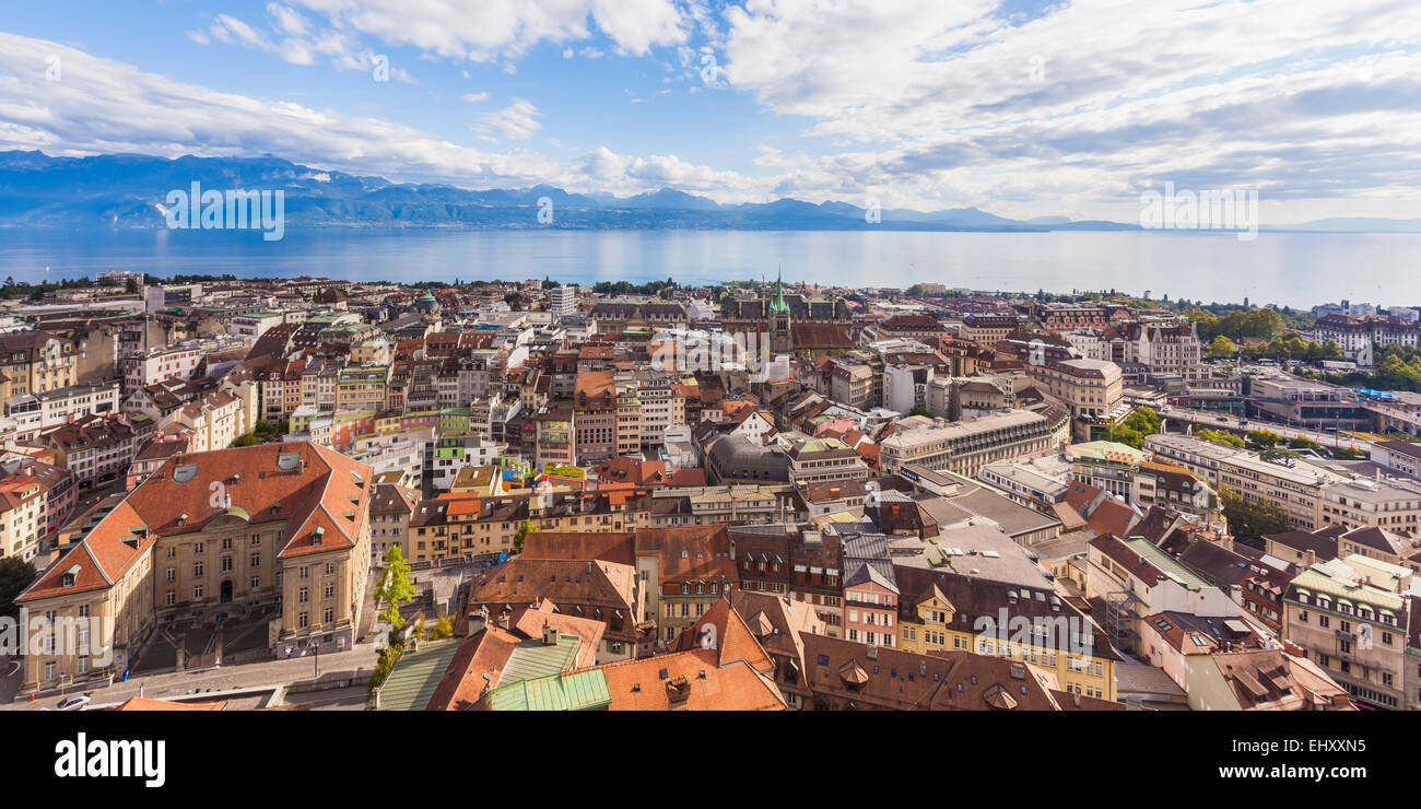 Switzerland, Lausanne, cityscape Stock Photo - Alamy