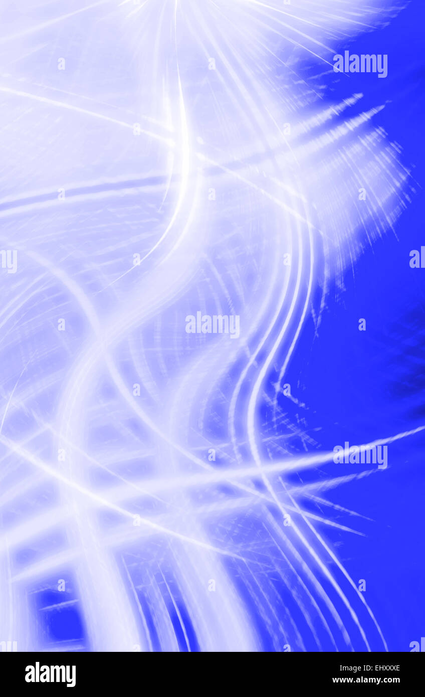 abstract blue color background with motion ray technology Stock Photo ...