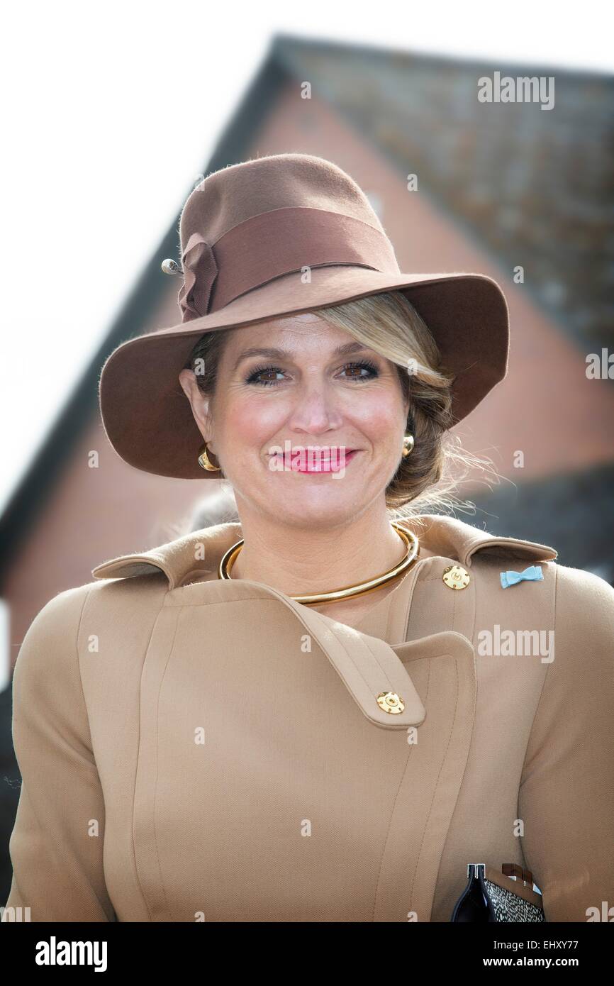 Samso Island, Denmark. 18th Mar, 2015. Queen Maxima of The Netherlands ...