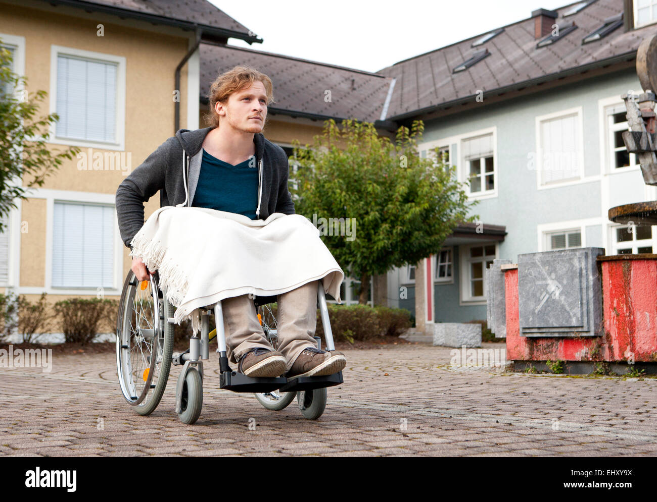 Young wheelchair user Stock Photo - Alamy