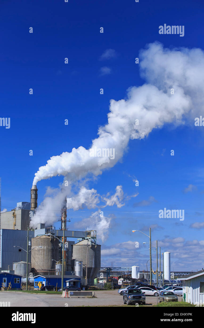 Air Pollution From Pulp And Paper Mill High Resolution Stock ...
