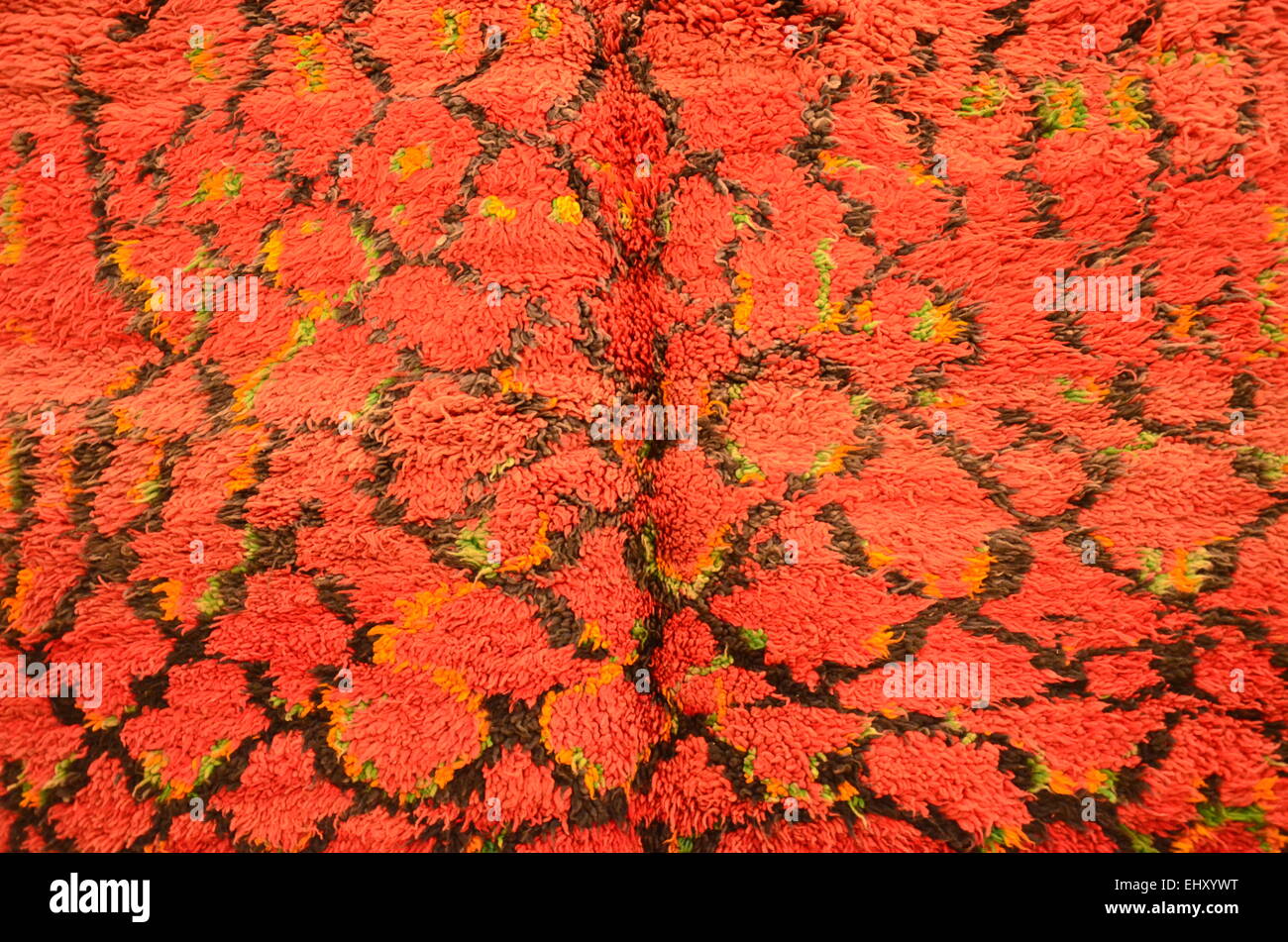 Moroccan carpet, modern design, wool Stock Photo - Alamy