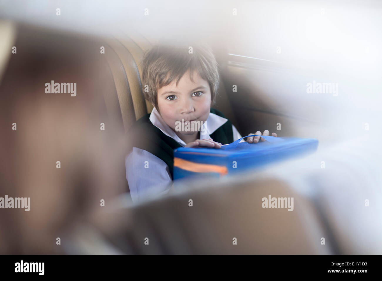 Child car school uniform hi-res stock photography and images - Alamy