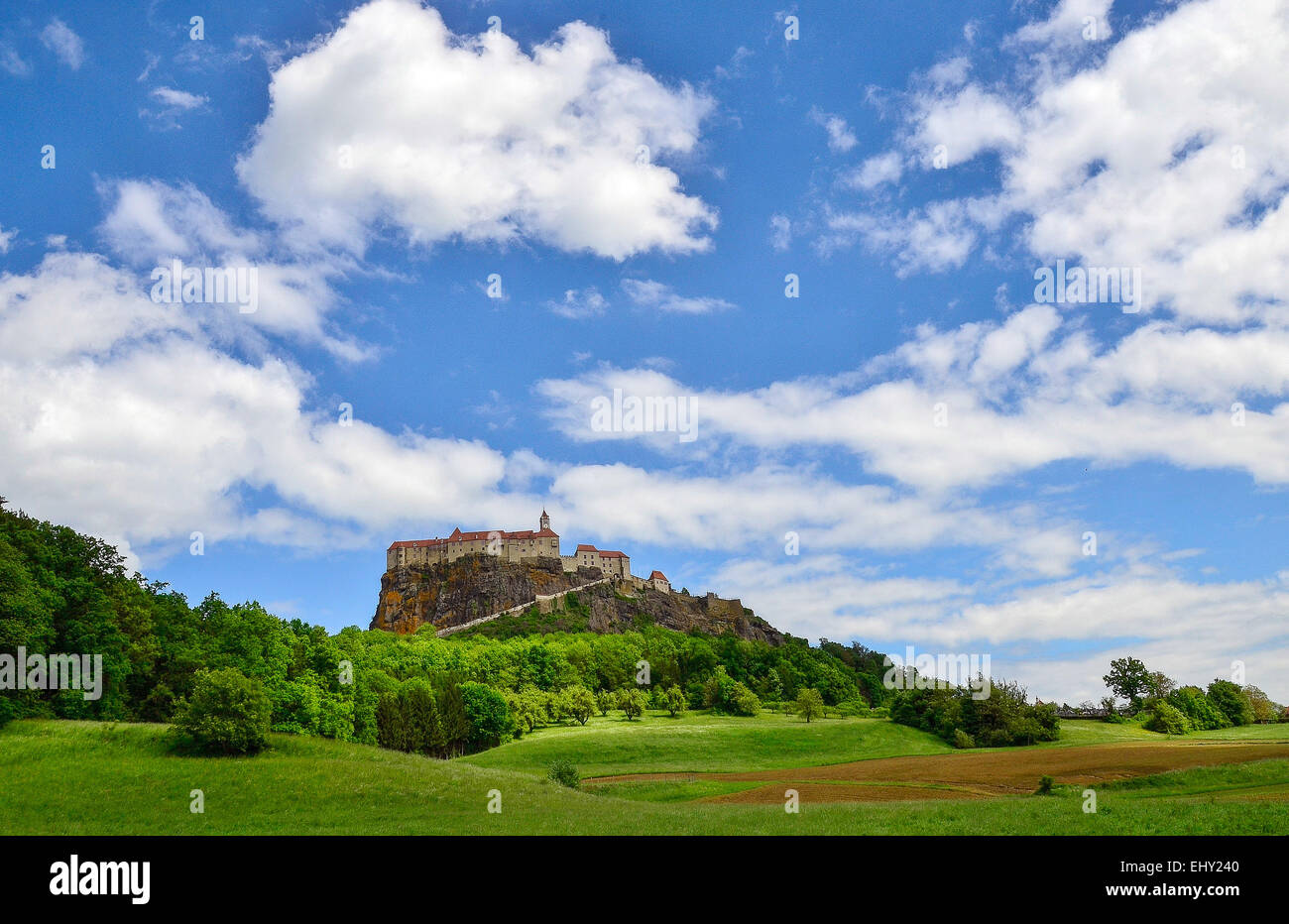 Riegersburg Castle a medieval castle situated on a dormant volcano ...