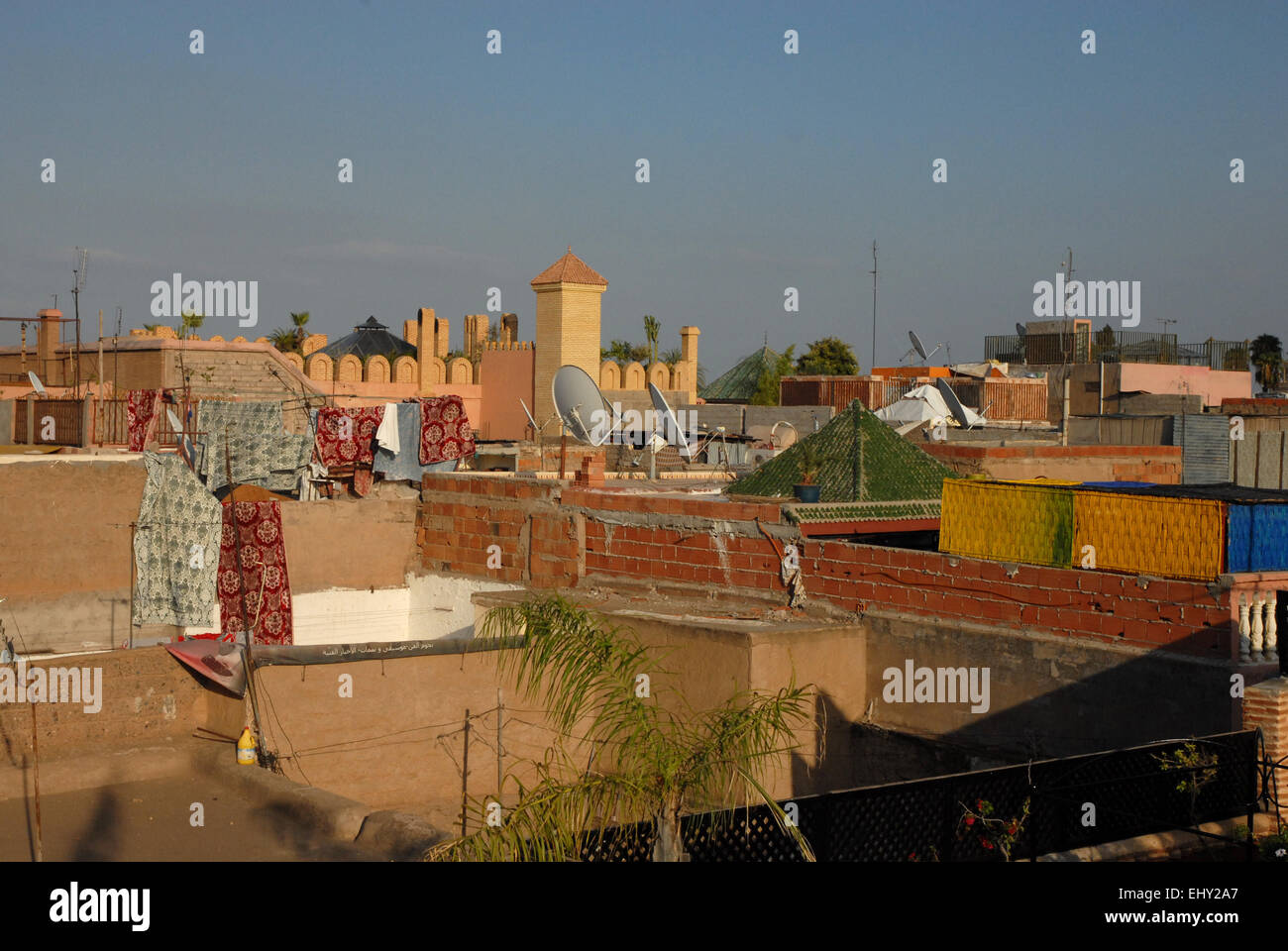 Marrakesh rooftops hi-res stock photography and images - Alamy