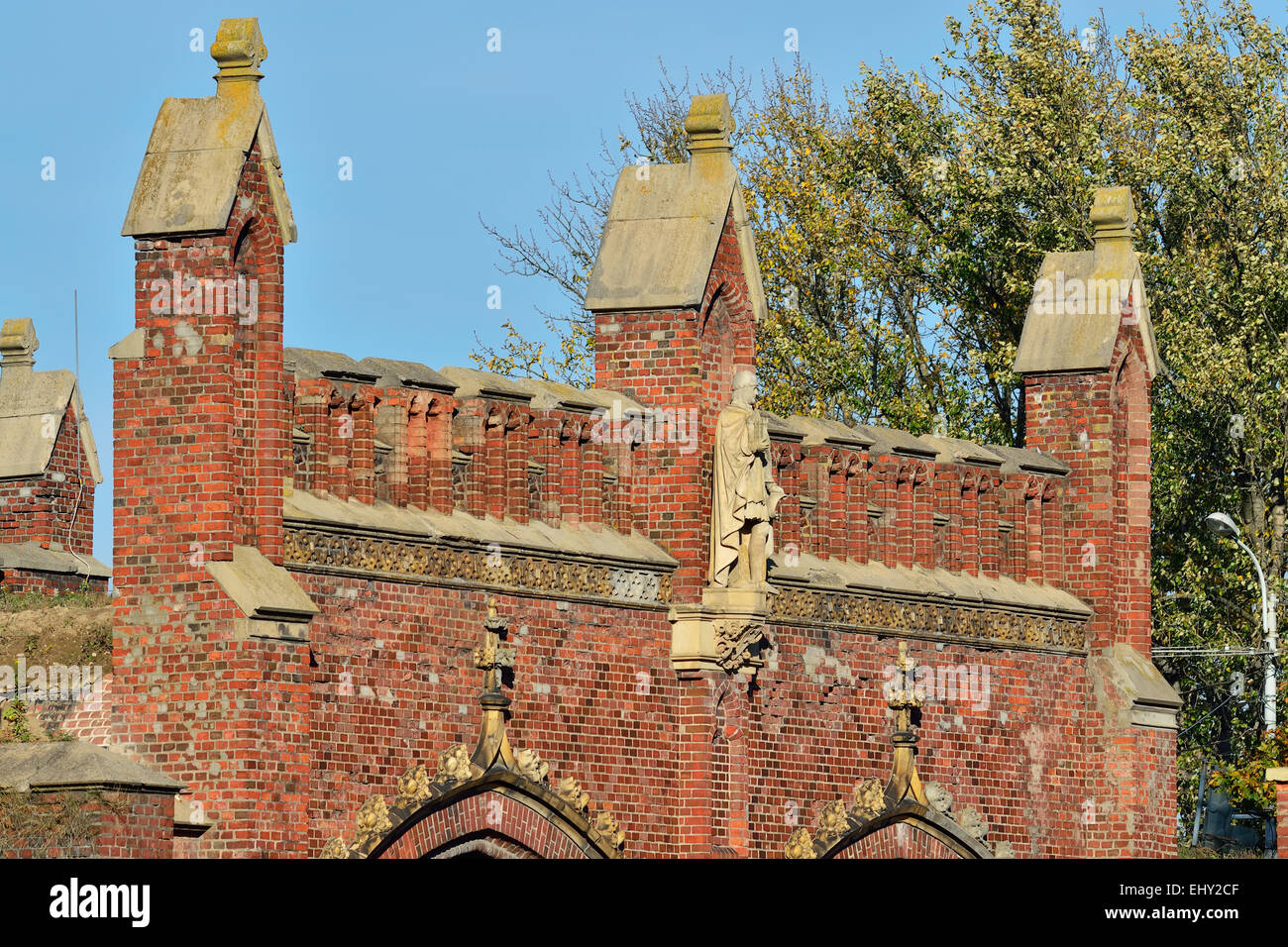 Friedland gate - fortifications of Koenigsberg, neo-gothic 19th century ...