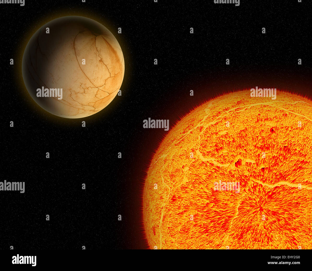 Alien sun hi-res stock photography and images - Alamy