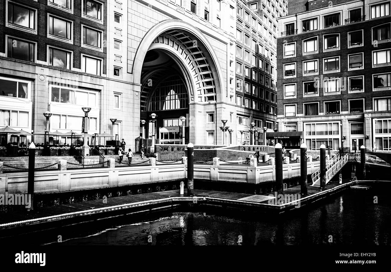 Rowes Wharf, in Boston, Massachusetts Stock Photo - Alamy