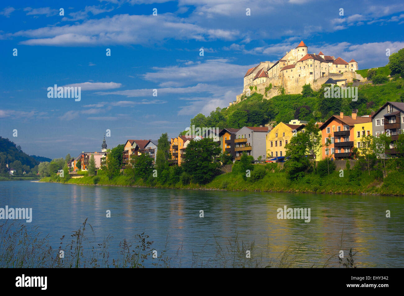 Burghausen, Castle, Altotting district, Upper Bavaria, Bavaria, Germany ...