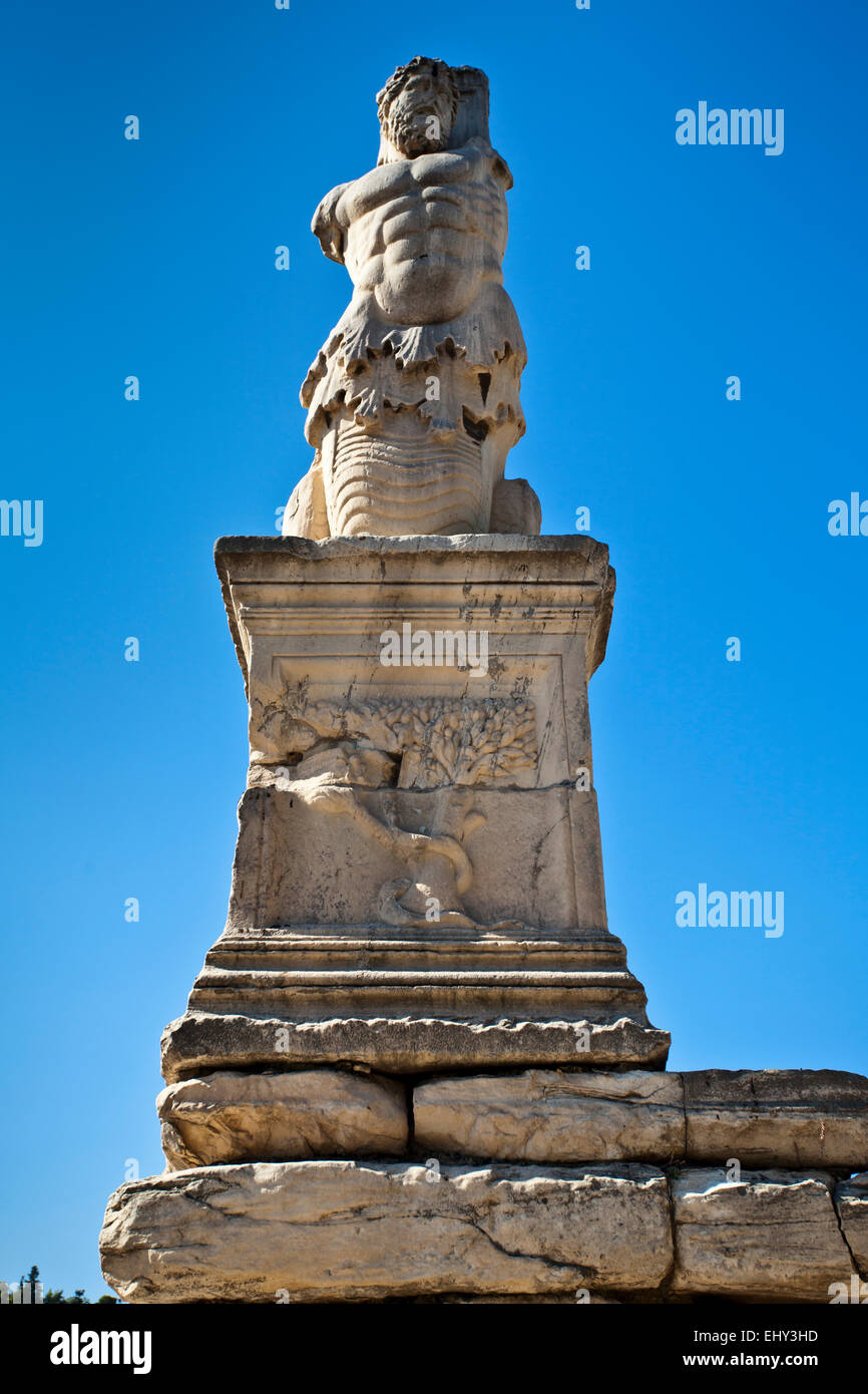 The ruins of The Ancient Agora of Athens, Greece Stock Photo - Alamy