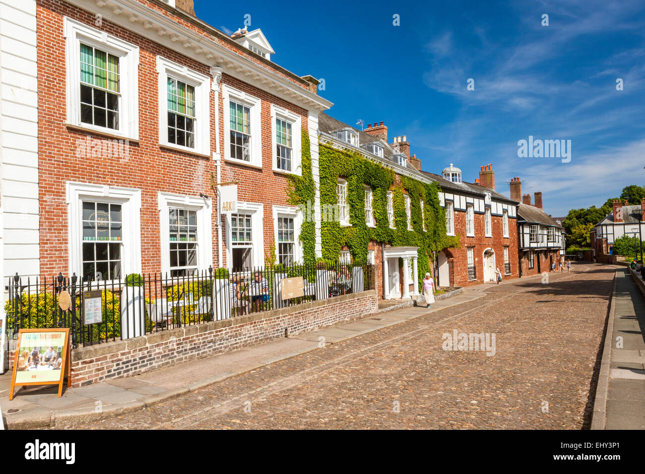 Cathedral Close, Exeter, Devon, England, United Kingdom, Europe Stock ...