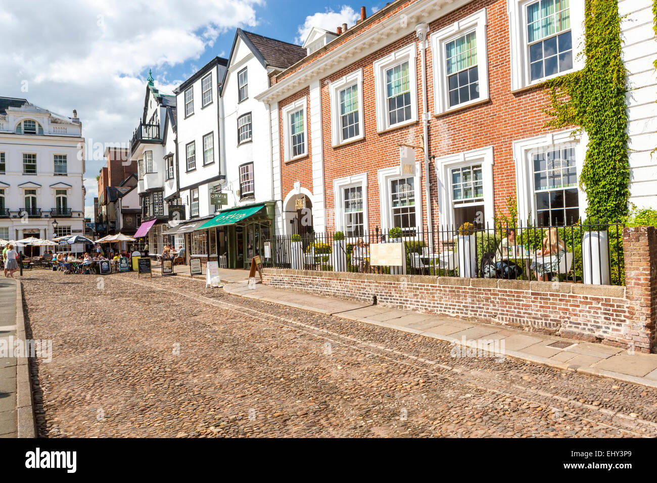 Cathedral Close, Exeter, Devon, England, United Kingdom, Europe Stock ...