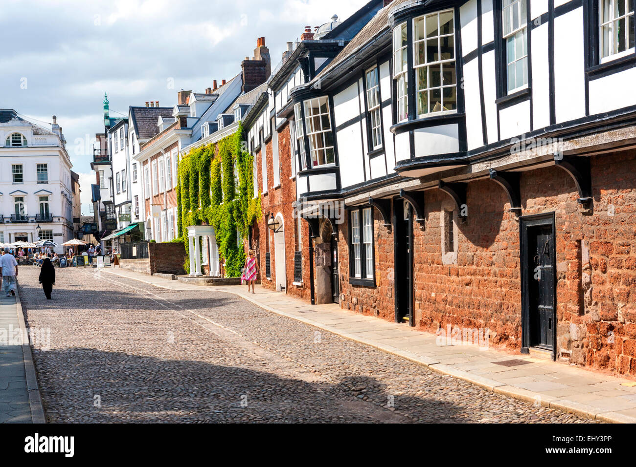 Cathedral Close, Exeter, Devon, England, United Kingdom, Europe Stock ...
