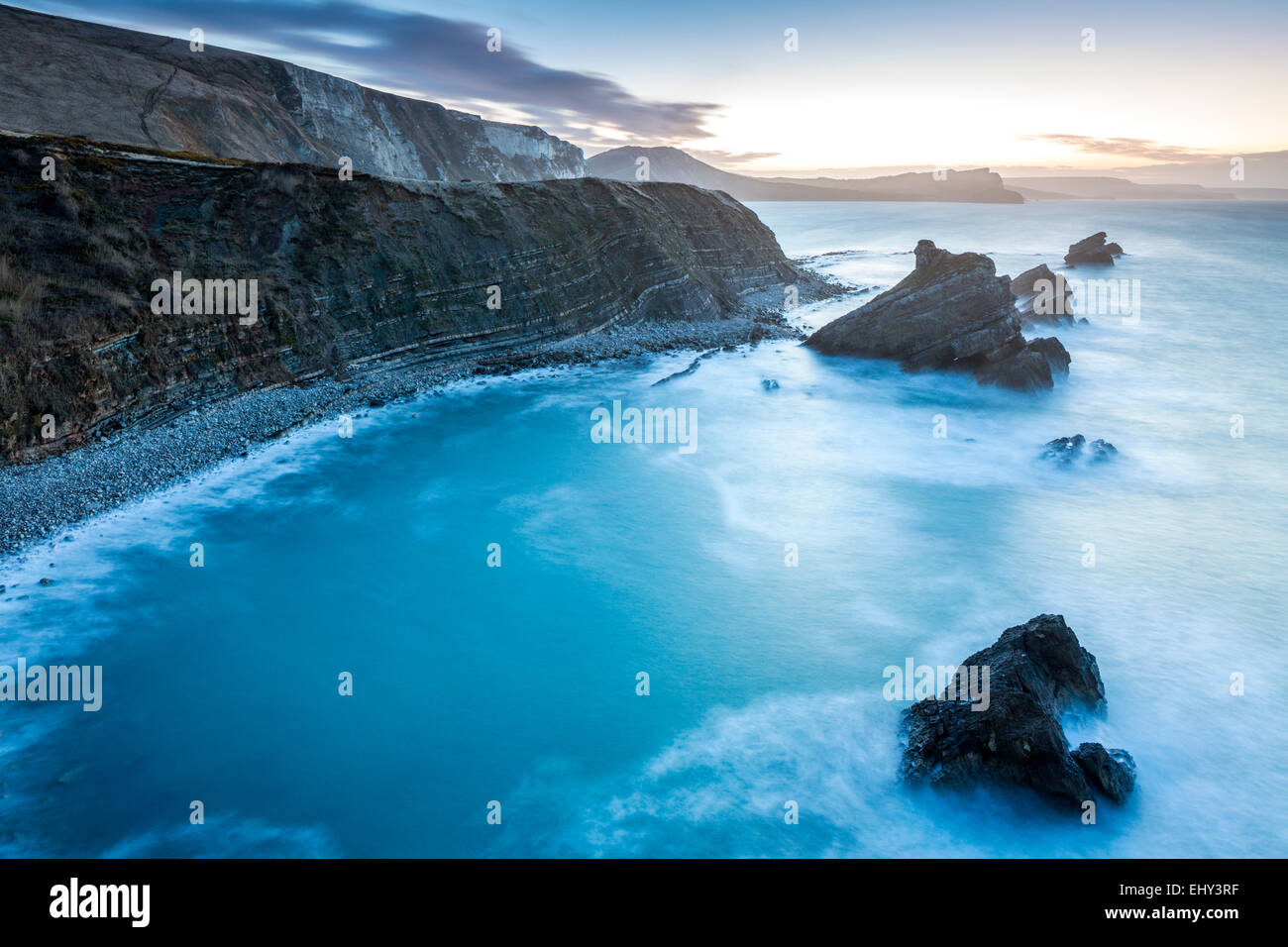 Mupe Rocks at Mupe Bay, Jurassic Coast, UNESCO World Heritage Site ...