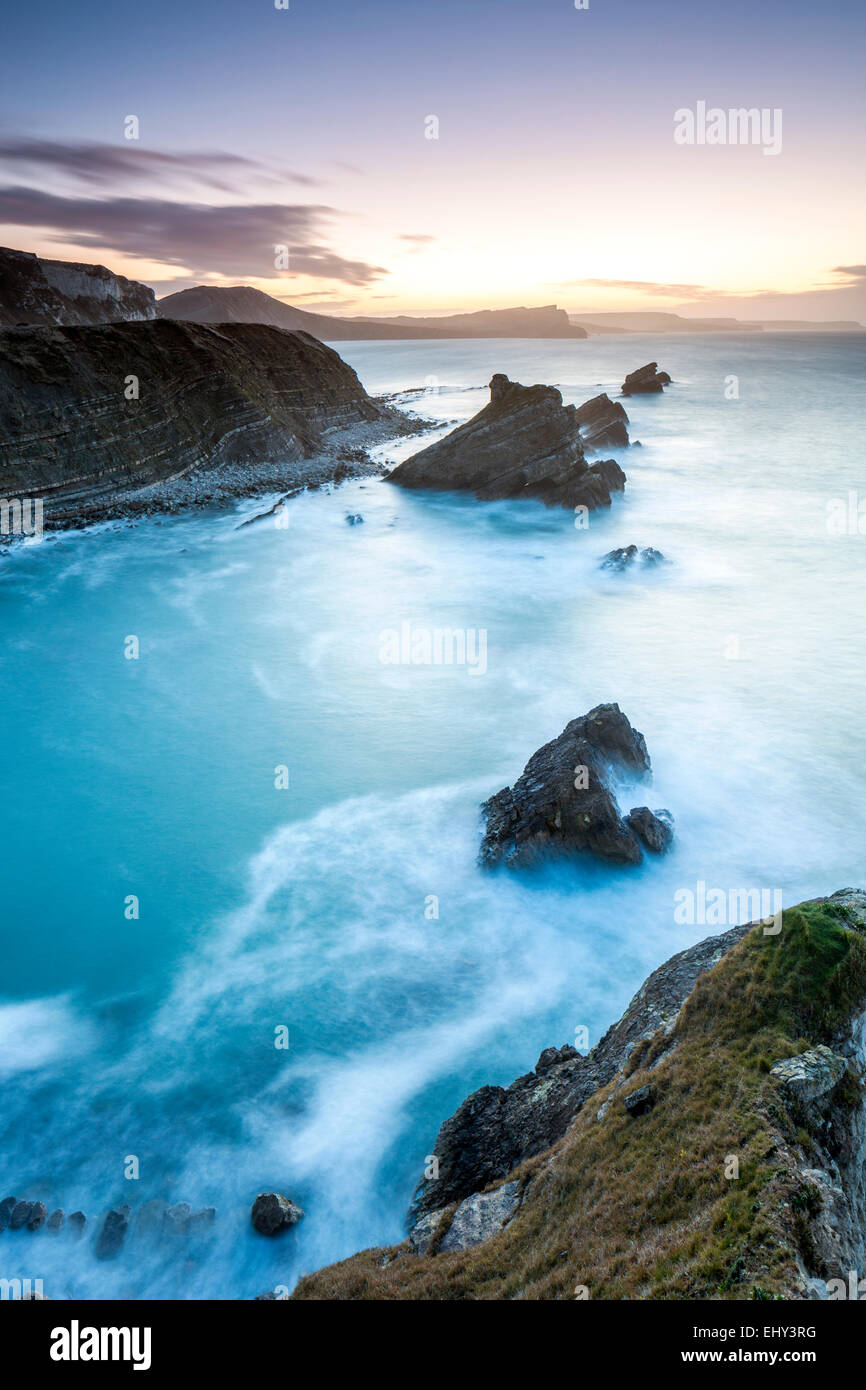 Mupe Rocks at Mupe Bay, Jurassic Coast, UNESCO World Heritage Site ...