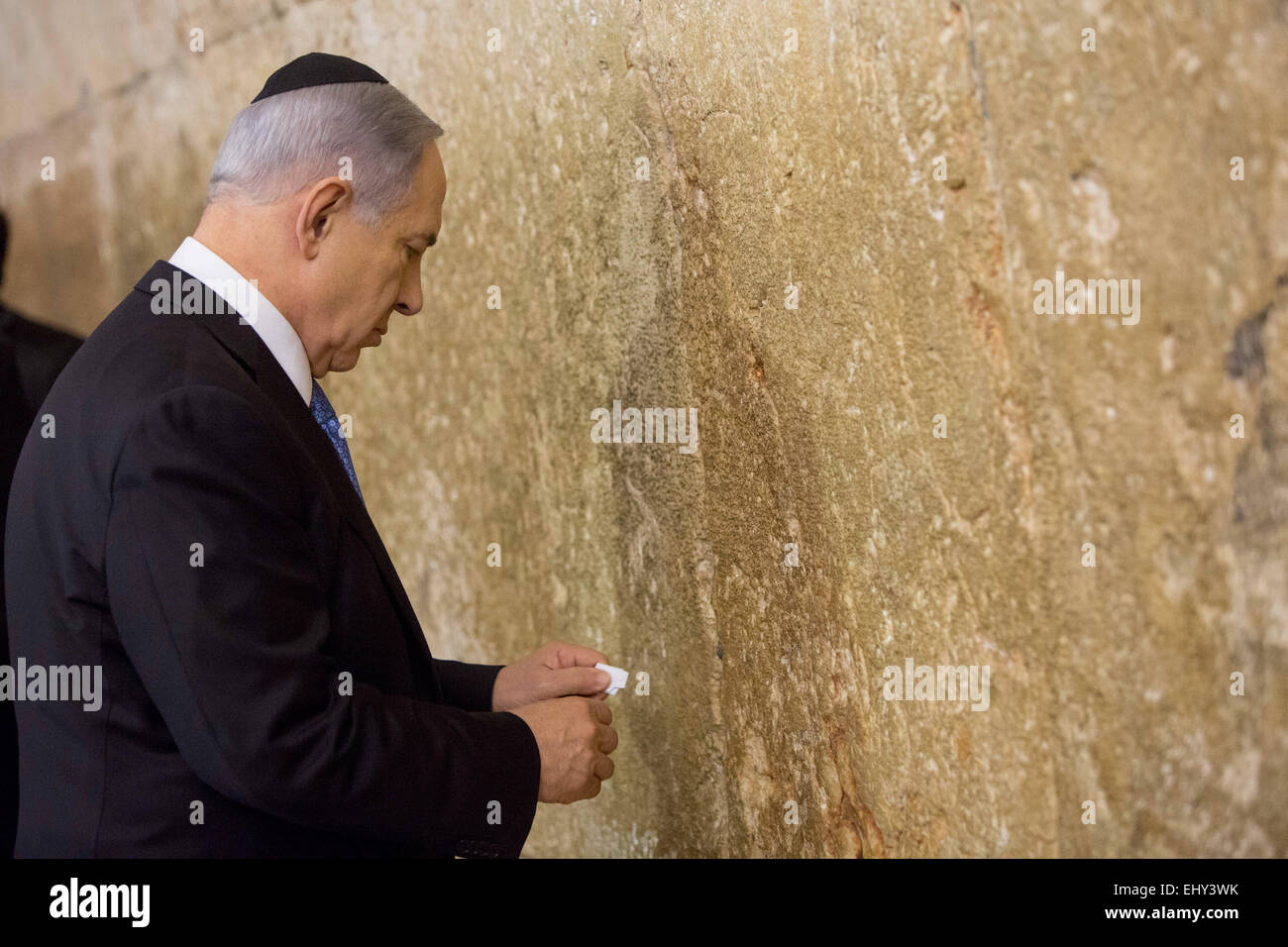 Jerusalem, Israel. 18th March, 2015. Israeli Prime Minister Benjamin ...