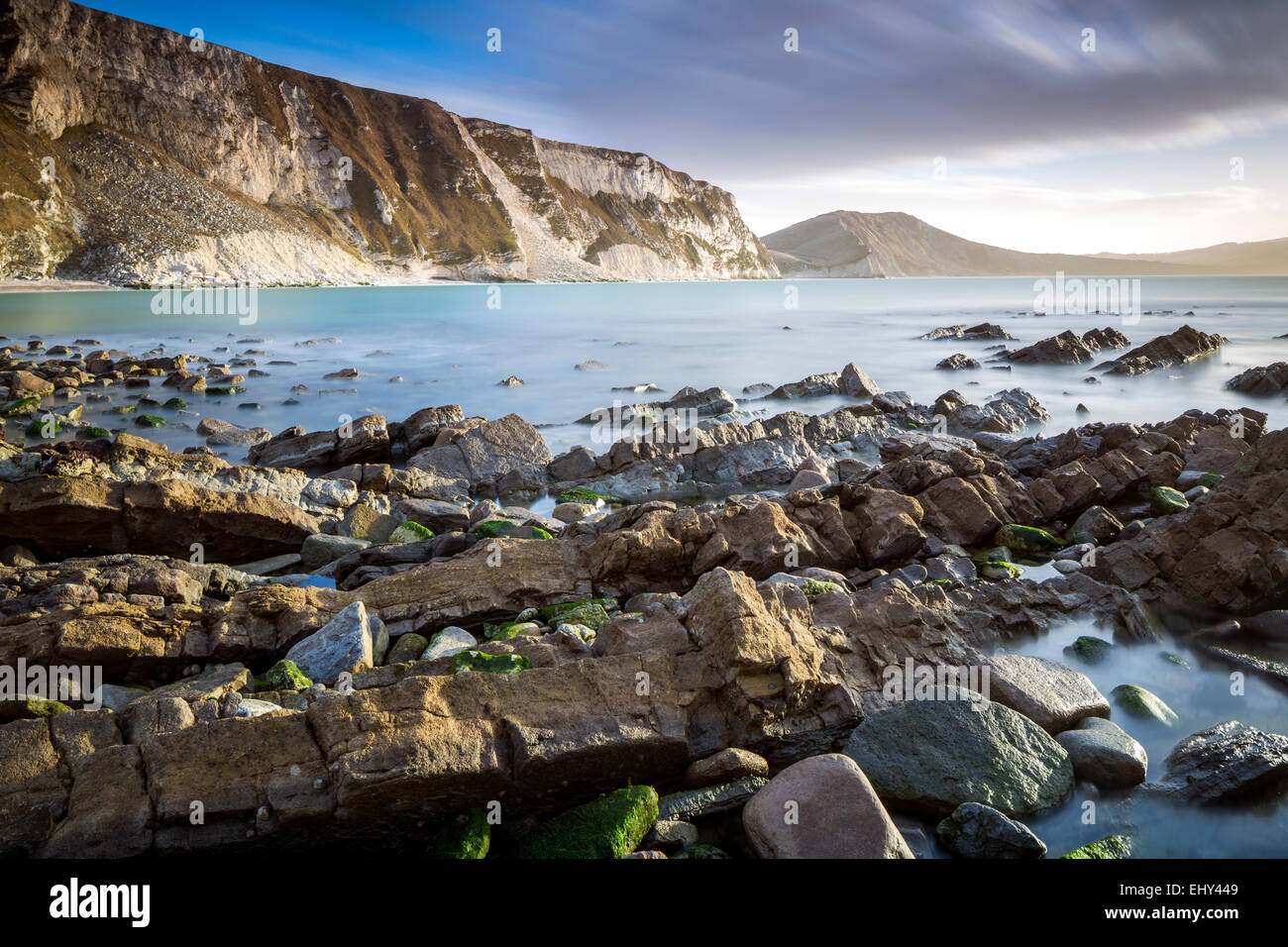 Mupe Ledges at Mupe Bay, Jurassic Coast, UNESCO World Heritage Site ...