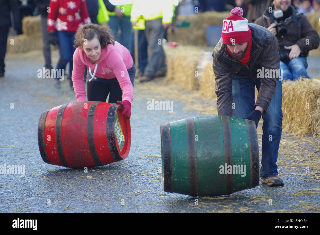 Barrel Rolling High Resolution Stock Photography and Images - Alamy