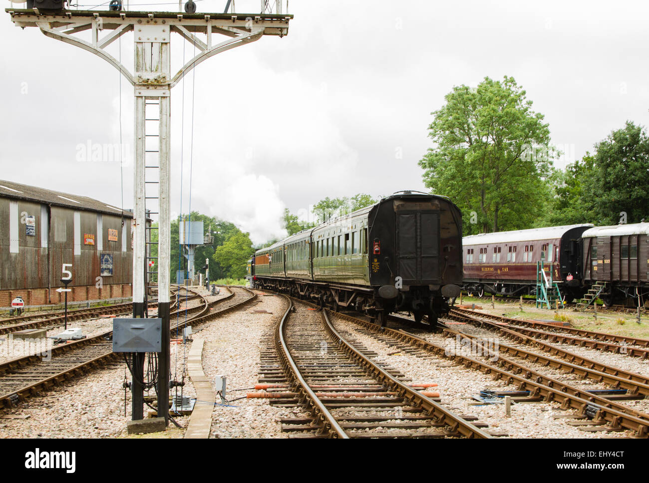 The Bluebell railway in West Sussex is a heritage line with access the ...
