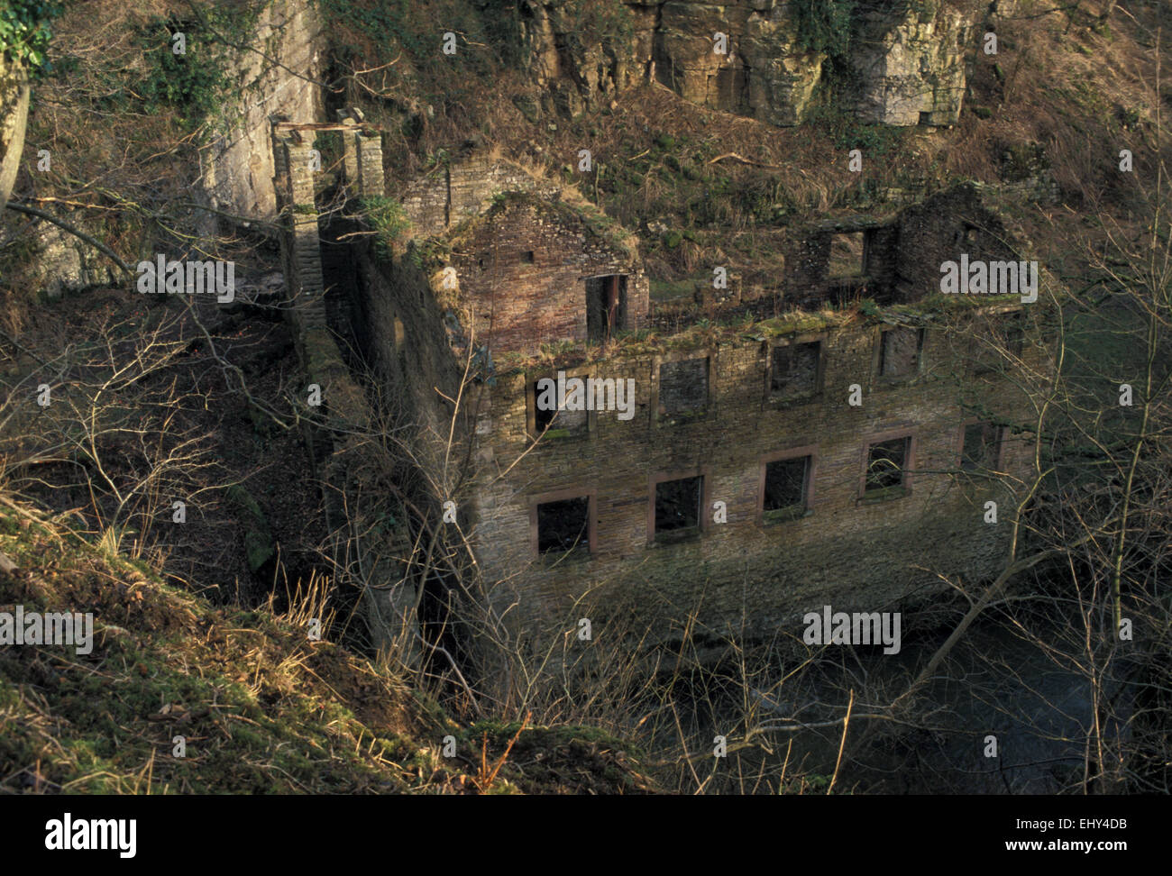 Remains of Howk Bobbin Mill ( 1857) Nr Caldbeck Village Whelpo Beck ...