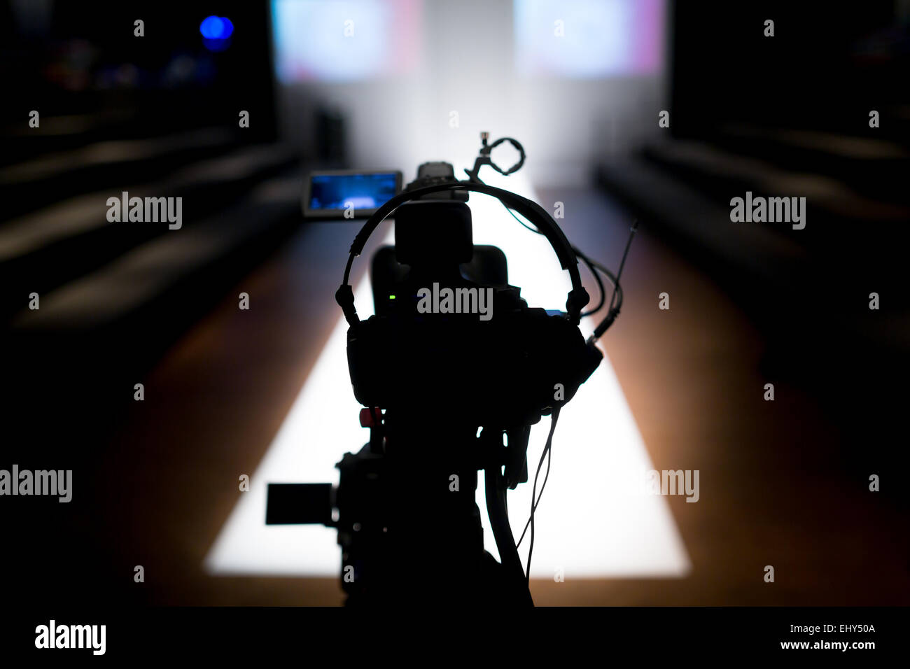 Fashion Show, Catwalk Runway Show Event Television Camera Broadcasting ...