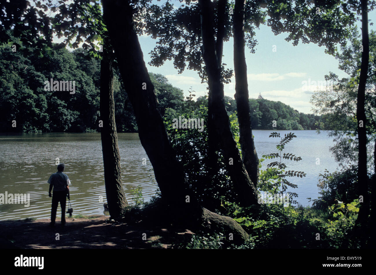 Blake Mere, Ellesmere, Shropshire Stock Photo - Alamy