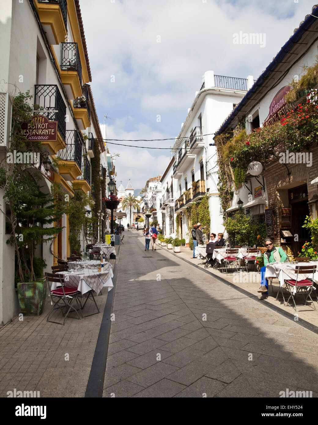 Old town, Marbella Stock Photo - Alamy