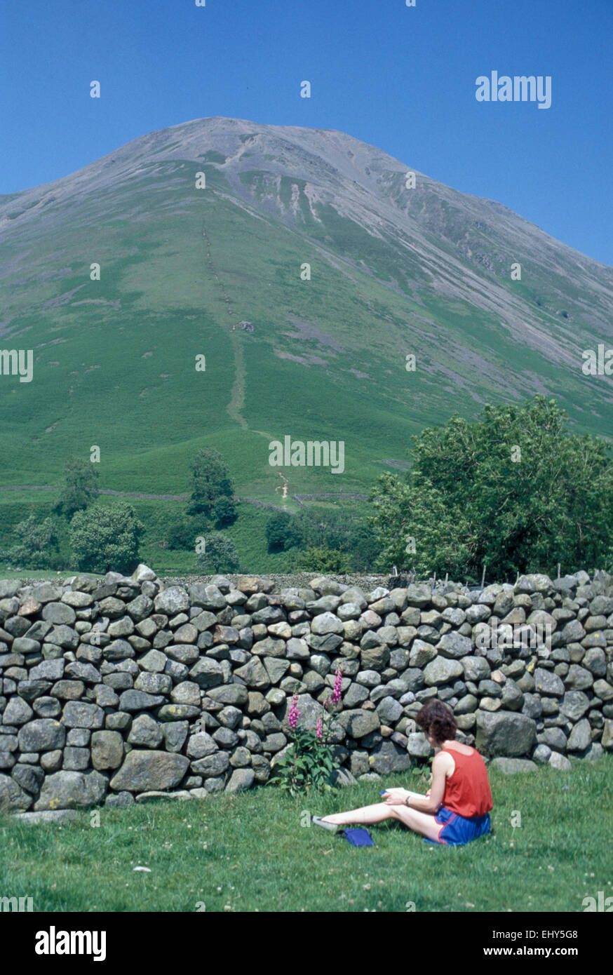 Kirk Fell from Wasdale Head, Cumbria Stock Photo - Alamy