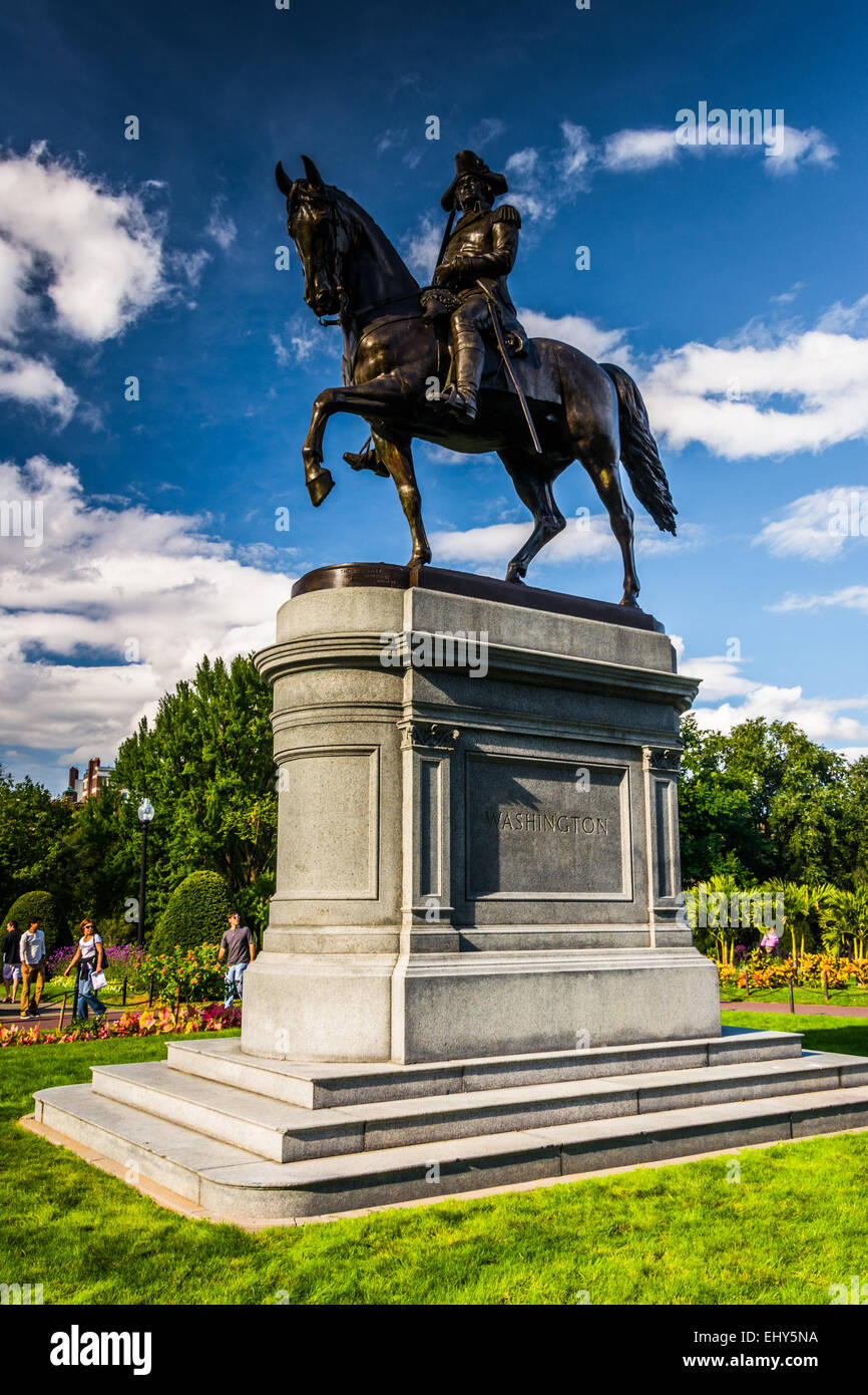 Boston commons statue hi-res stock photography and images - Alamy