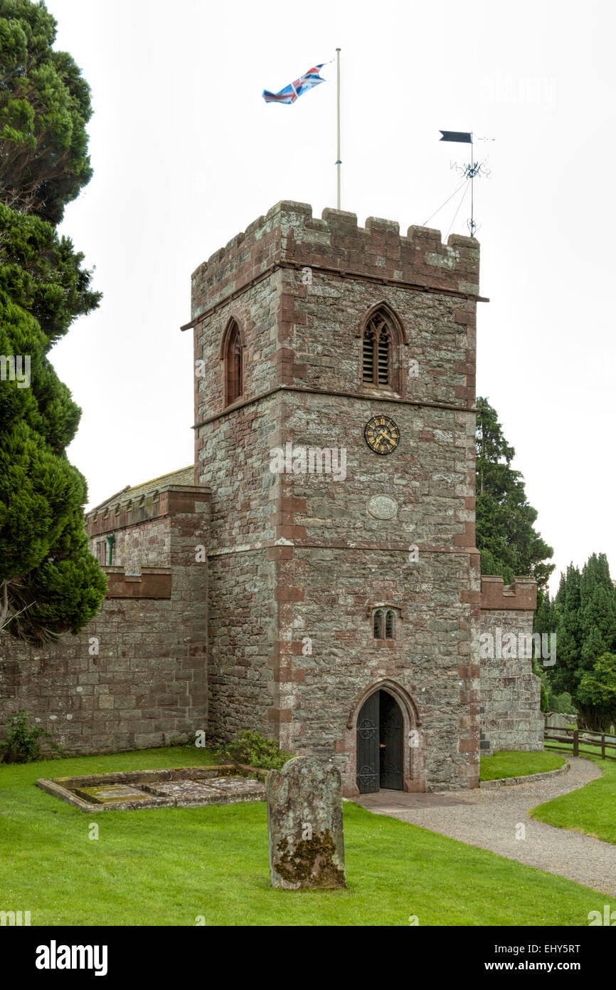 St Andrew's Church, Dacre (12th century ), located in the village of ...