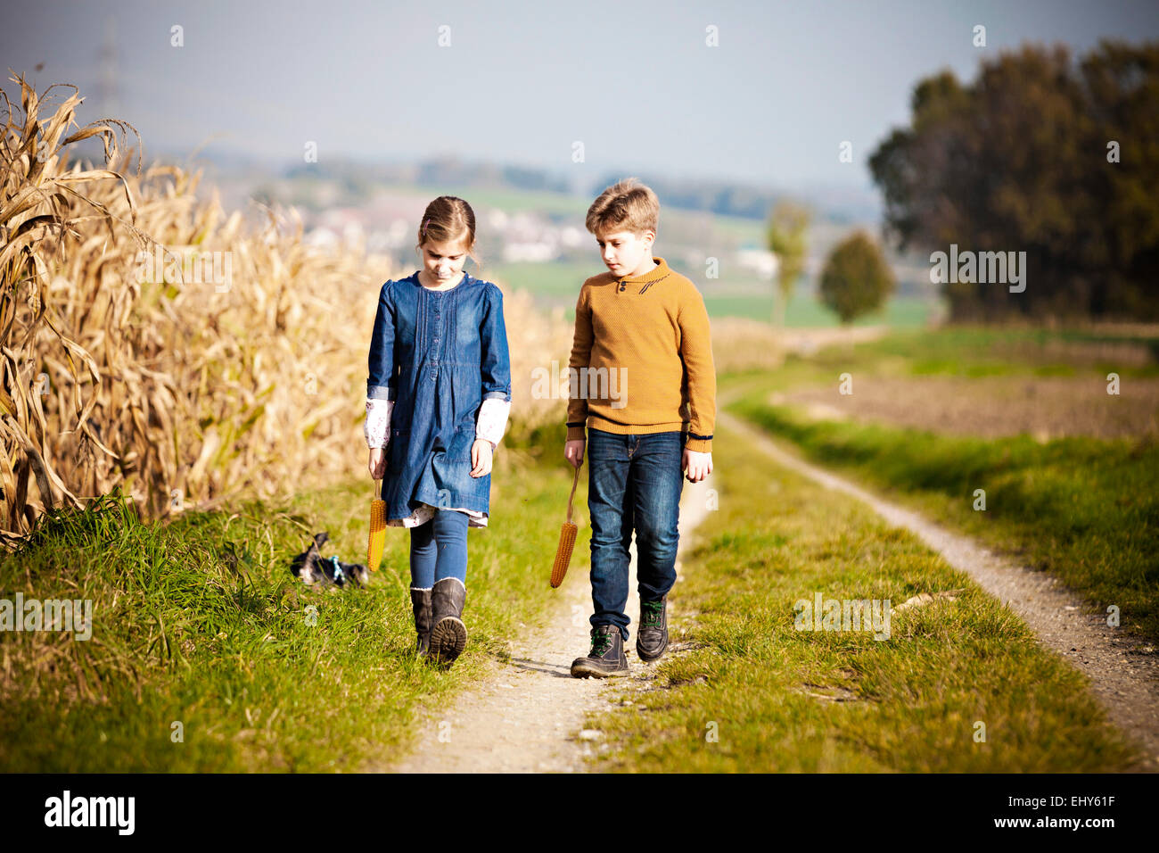 Two boys one girl hi-res stock photography and images - Alamy