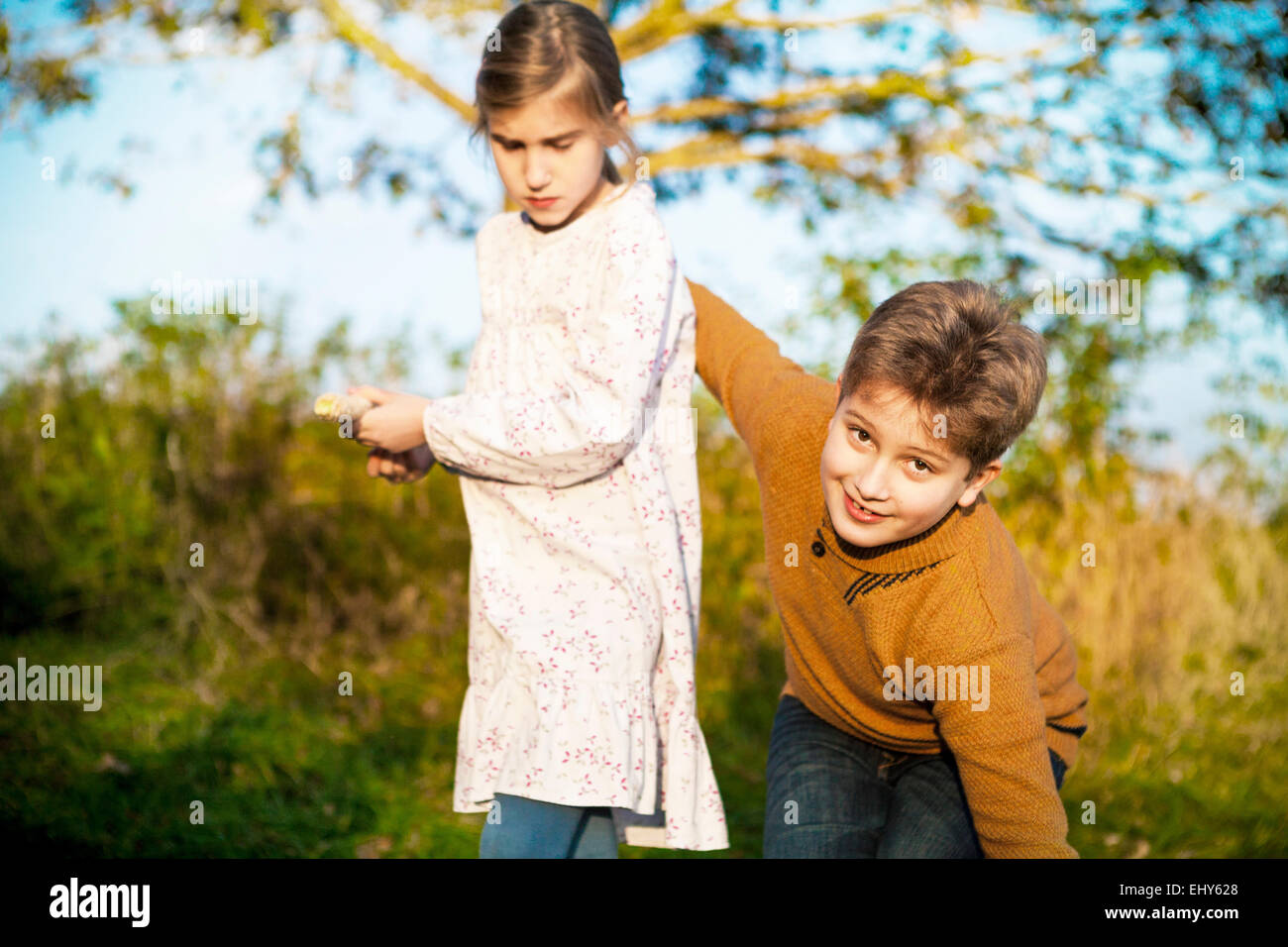 Teen boys fun outdoors hi-res stock photography and images - Alamy
