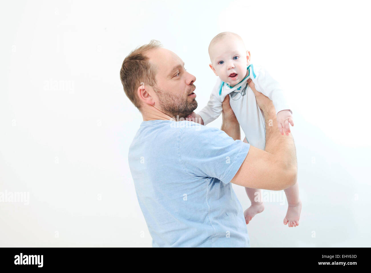 Father with baby boy Stock Photo - Alamy