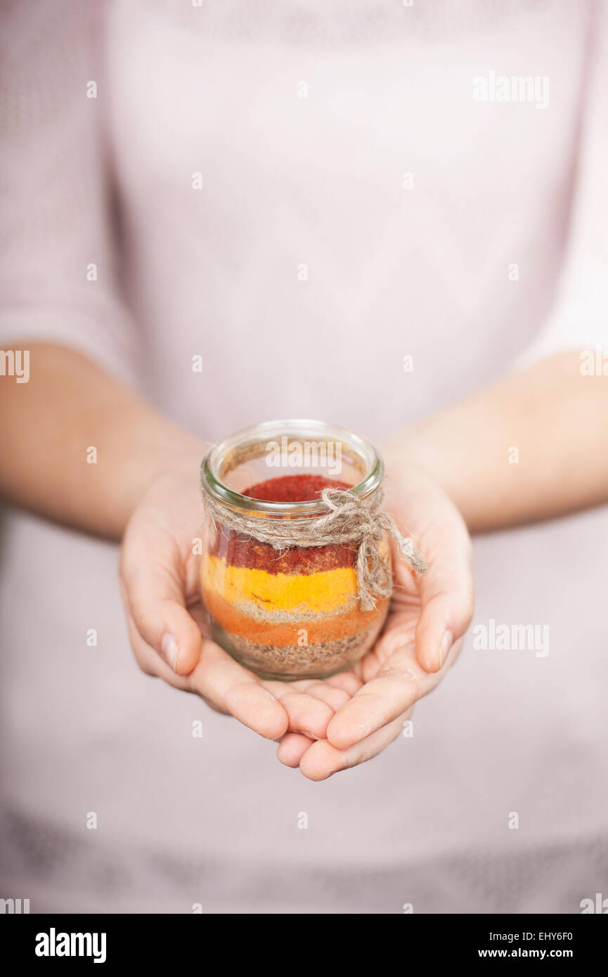 Human hands in salt hi-res stock photography and images - Alamy